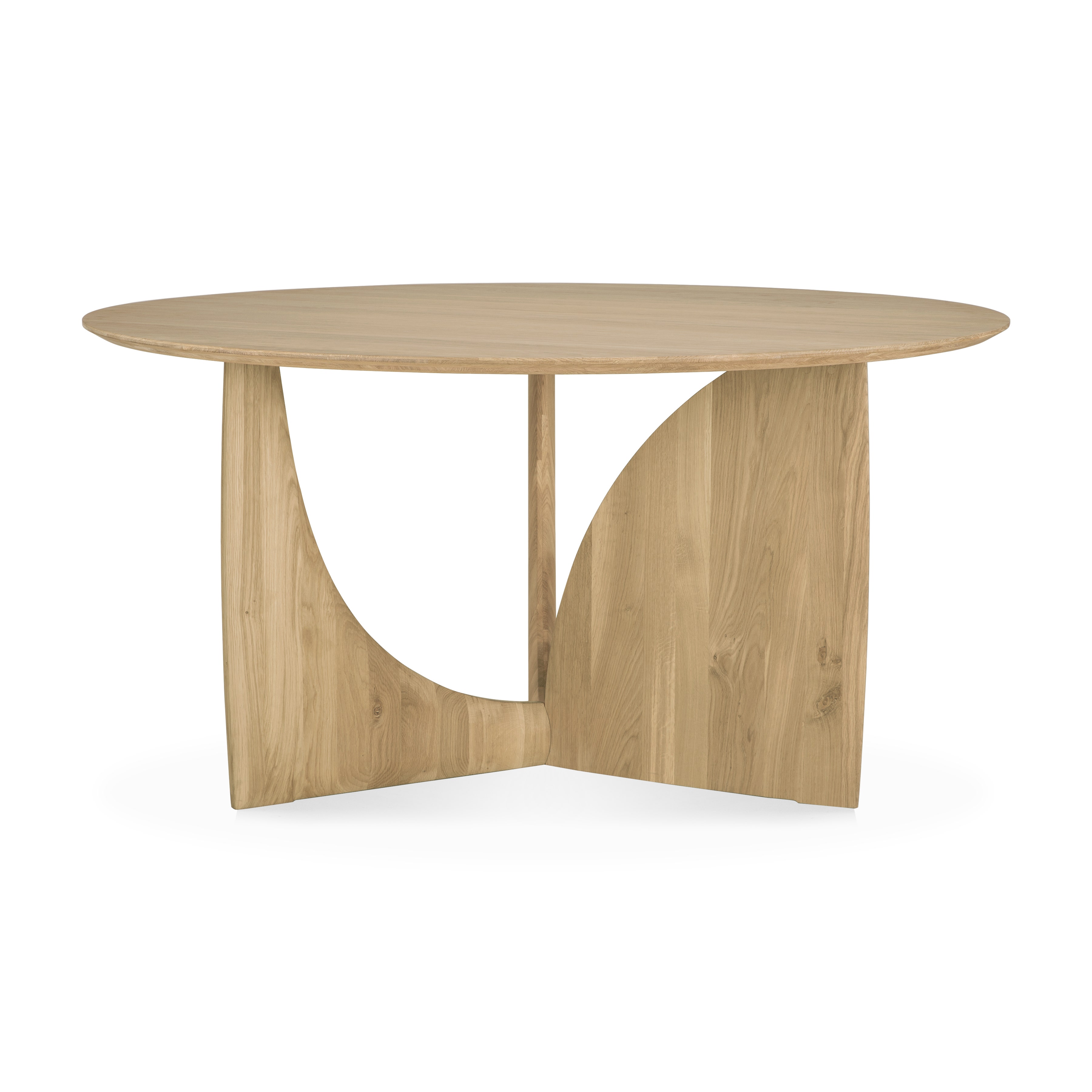Ethnicraft Geometric Round Dining Table
