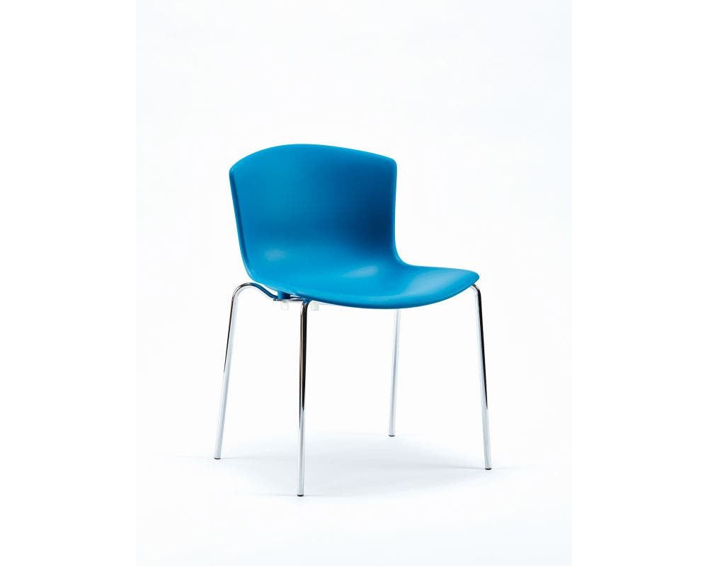 Knoll Harry Bertoia Molded Shell Side Chair, Stacking Base - Outdoor