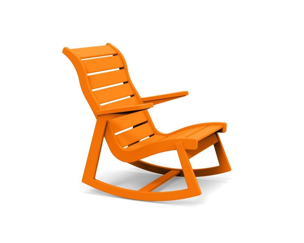 Loll Ralph Rapson High Back Lounge Rocker Chair