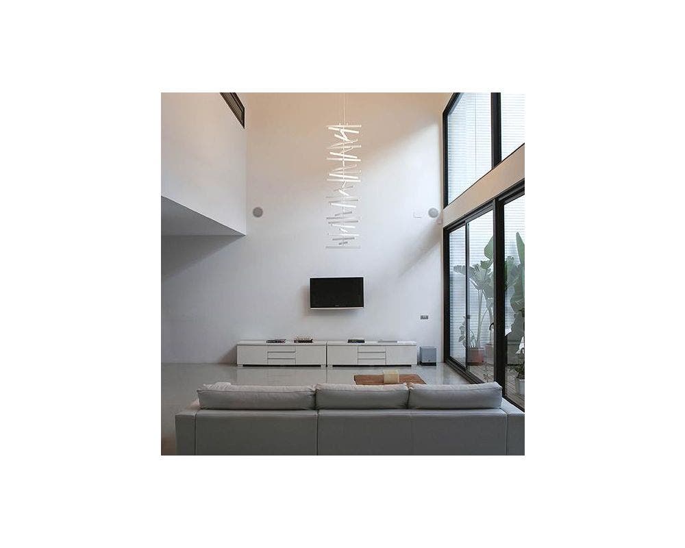 Vibia Rhythm 2142 30-Strip Vertical Up Pendant Lamp