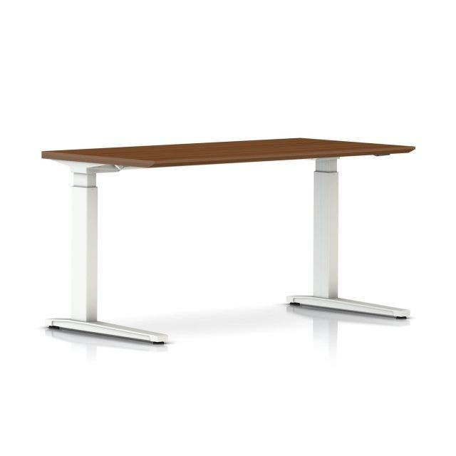 Herman Miller Motia Sit-to-Stand Rectangular Table T-Foot