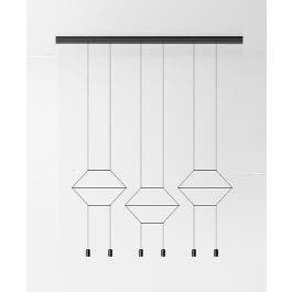 Vibia Wireflow 0325 Lineal 6-Light Pendant Lamp