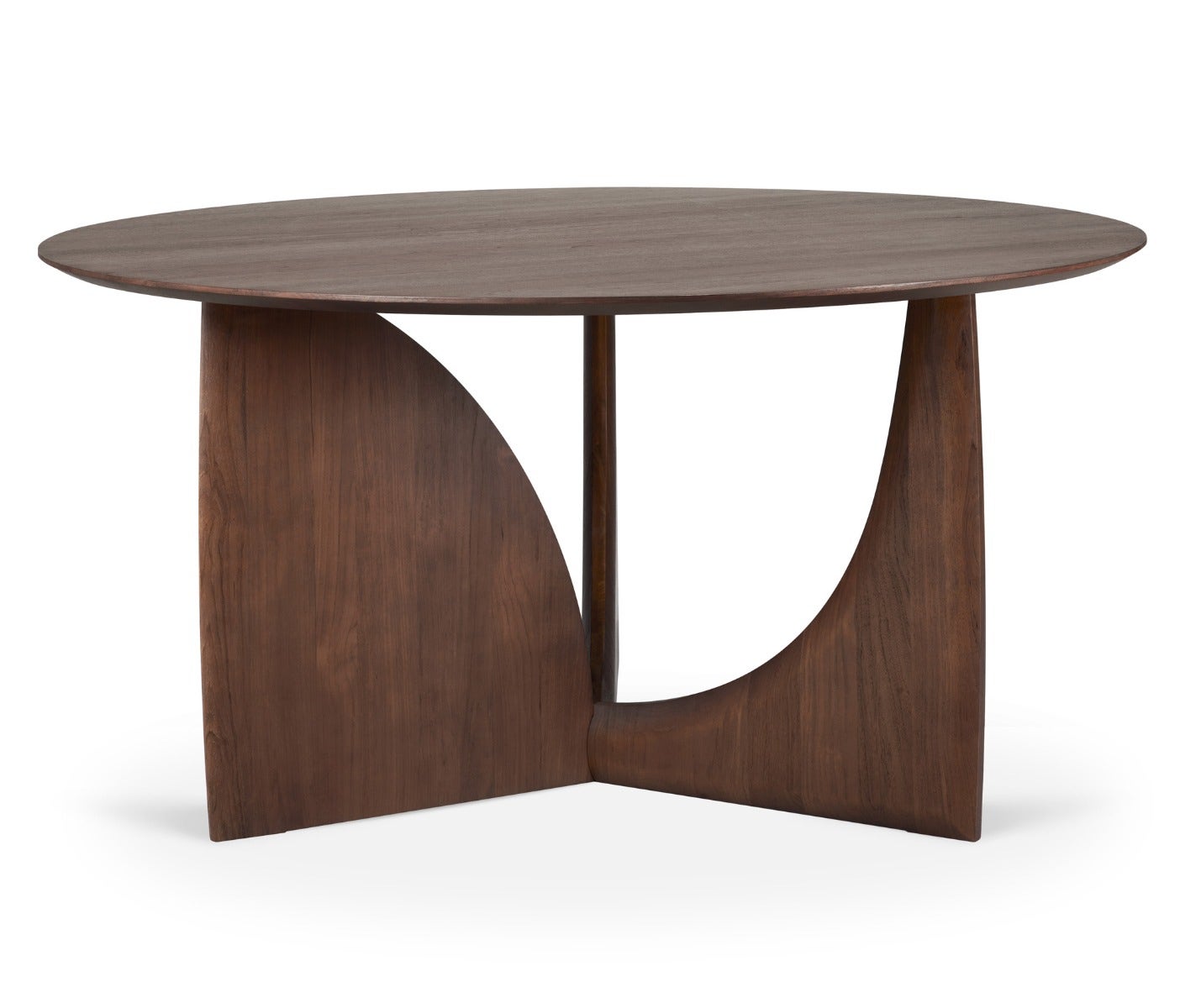Ethnicraft Geometric Round Dining Table